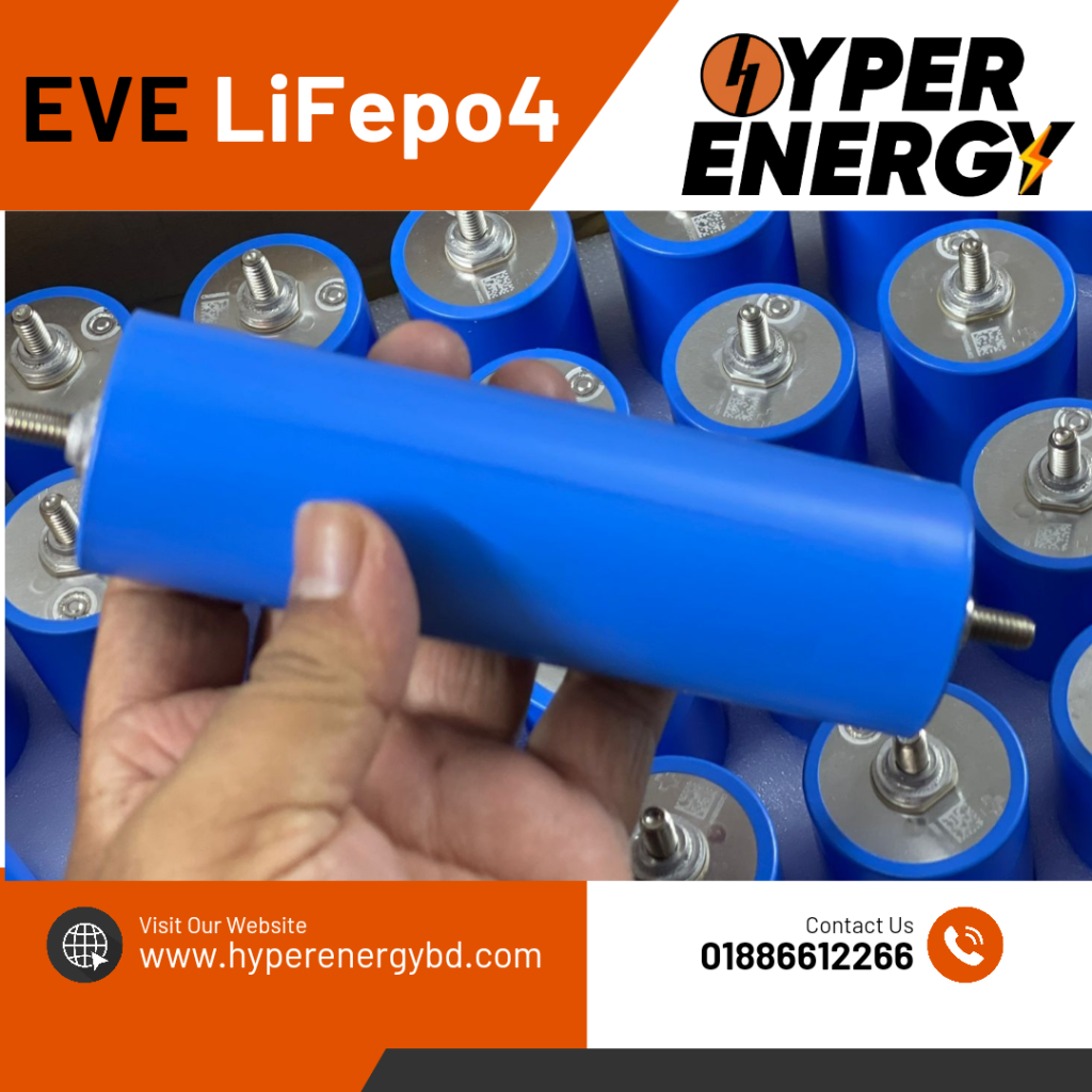 EVE 3.2v 20ah LiFepo4 Battery | EVE লিথিয়াম ফসফেট ব্যাটারি – Hyper Energy